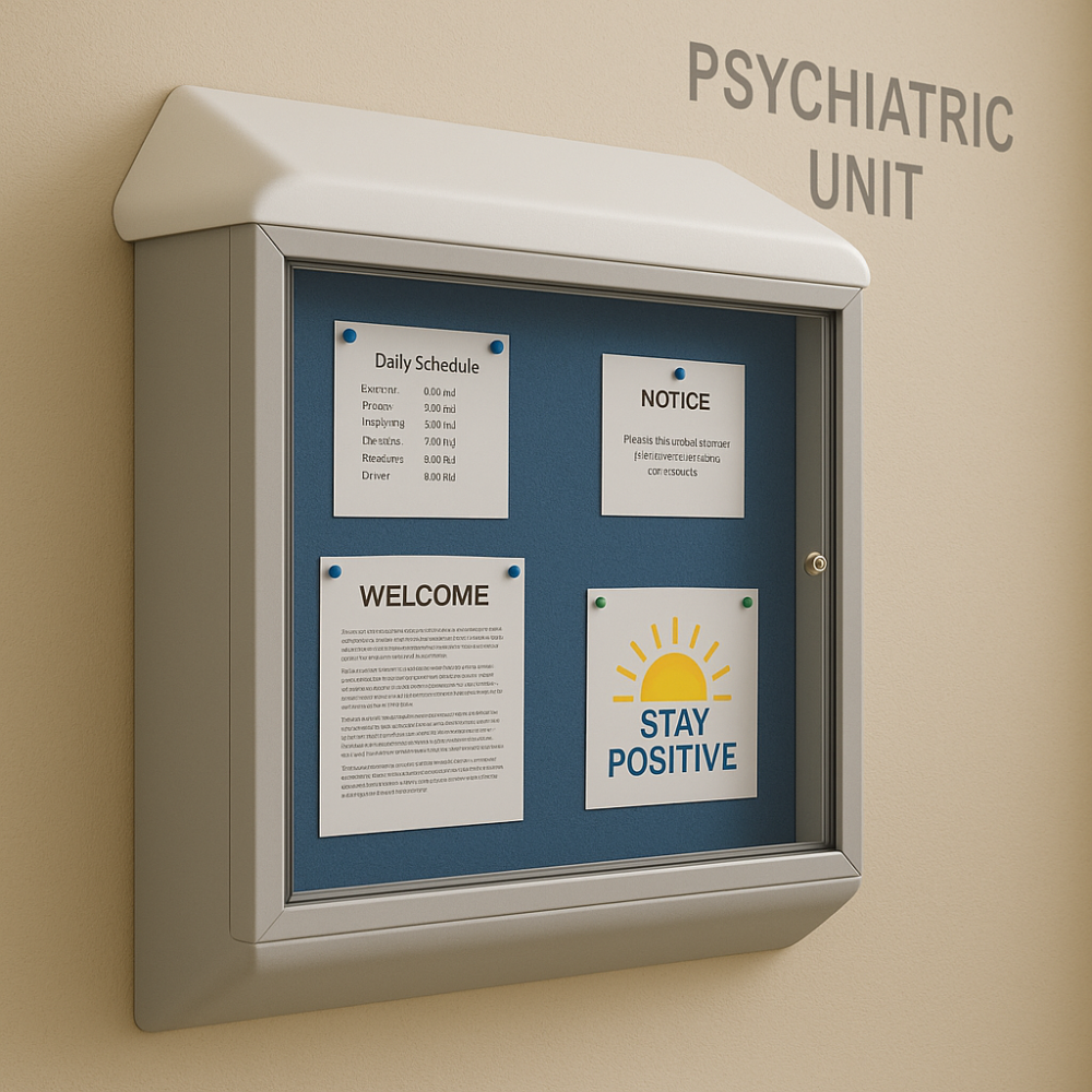 Anti-Ligature Noticeboards for Behavioral Health Units - Ligature ...